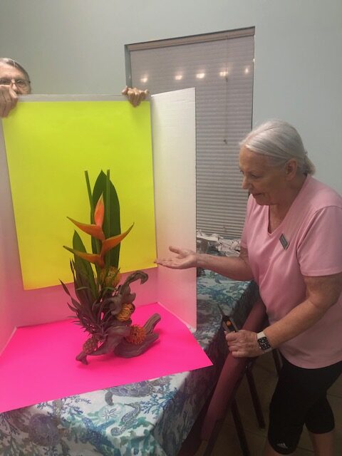 Creative Vertical Flower Designs | Calusa Garden Club of Marco Island